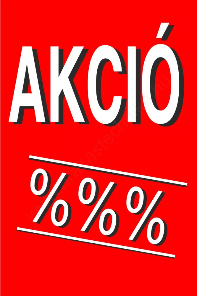 KIRAKAT TÁBLA 20x30cm AKCIÓ %%% (2 oldalas) UV álló - ÁRAZÓG